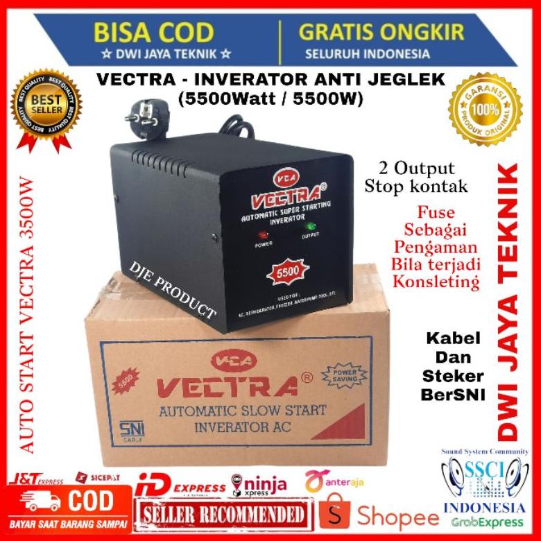 Jual ( Bayar Ditempat ) VECTRA - INVERATOR ANTI JEGLEK (5500Watt ...
