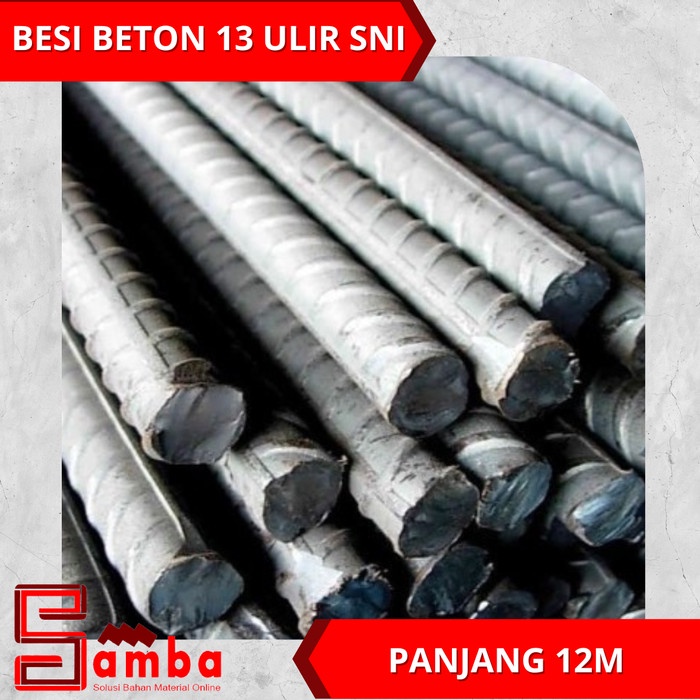 Jual BESI 13 ULIR SNI PANJANG 12 METER BESI BETON ULIR | Shopee Indonesia