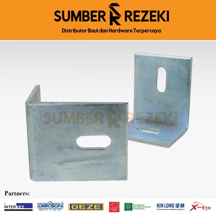 Jual Breket Siku L Galvanis Curtain Wall Mullion | Shopee Indonesia