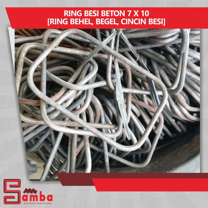 Jual RING BESI BETON 7 X 10 [ RING BEHEL, BEGEL, CINCIN BESI ] 7X10 ...