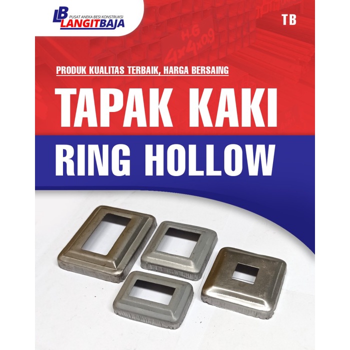 Jual TAPAK KAKI RING HOLLOW BESI 2X2 2X4 4X4 4X6 CM | Shopee Indonesia