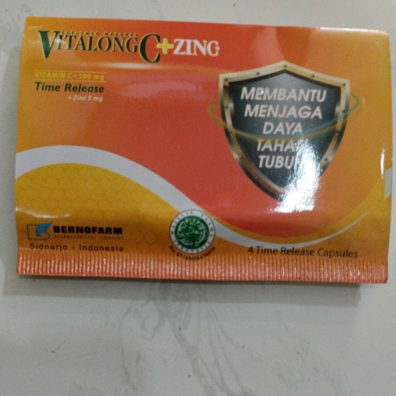 Jual Vitalong C Plus zinc strip isi 4/Suplemen vitamin c zinc | Shopee ...