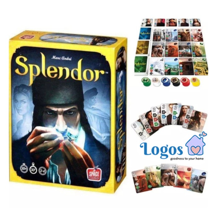 Jual Splendor boardgame Mainan Kartu card game permainan strategy asah ...