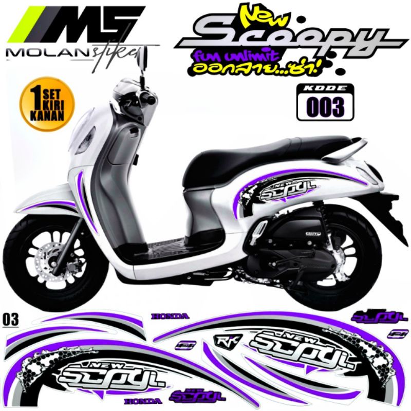 Jual Decal Sticker Striping Variasi All New Scoopy 2020-2023 Scoopy ...