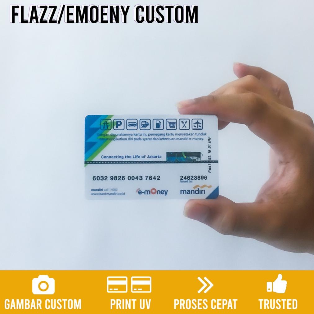 Jual Viral [Print Uv] Custom E-Money Foto, Custom Emoney Gen 2 Pakai ...