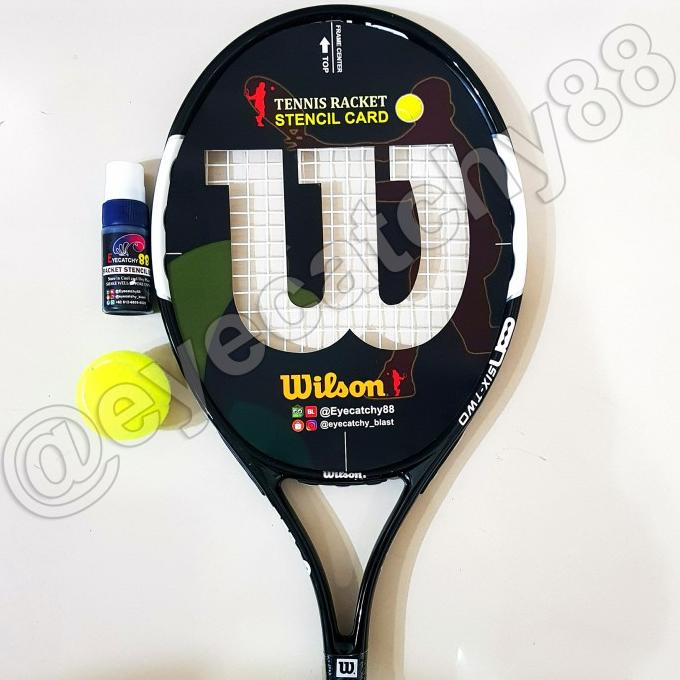 Jual Cetakan Raket / Logo Raket / Stencil Card Tenis - Art Karton ...