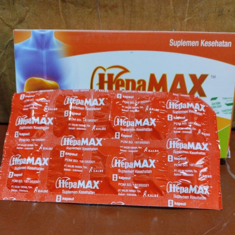 Jual Hepamax Strip Isi 10 Kapsul / Memelihara Kesehatan Hati | Shopee ...