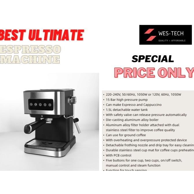 Jual Mesin Kopi Espresso Otomatis / Espresso Machine Westech 3000 ...