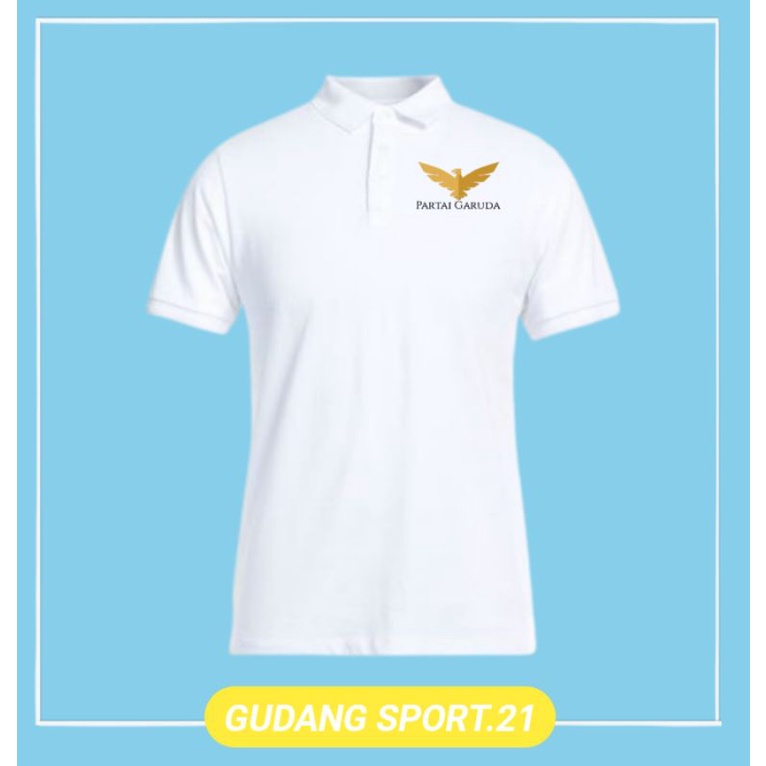 Jual KAOS POLO PARTAI GARUDA INDONESIA LOGO SIMPEL | Shopee Indonesia