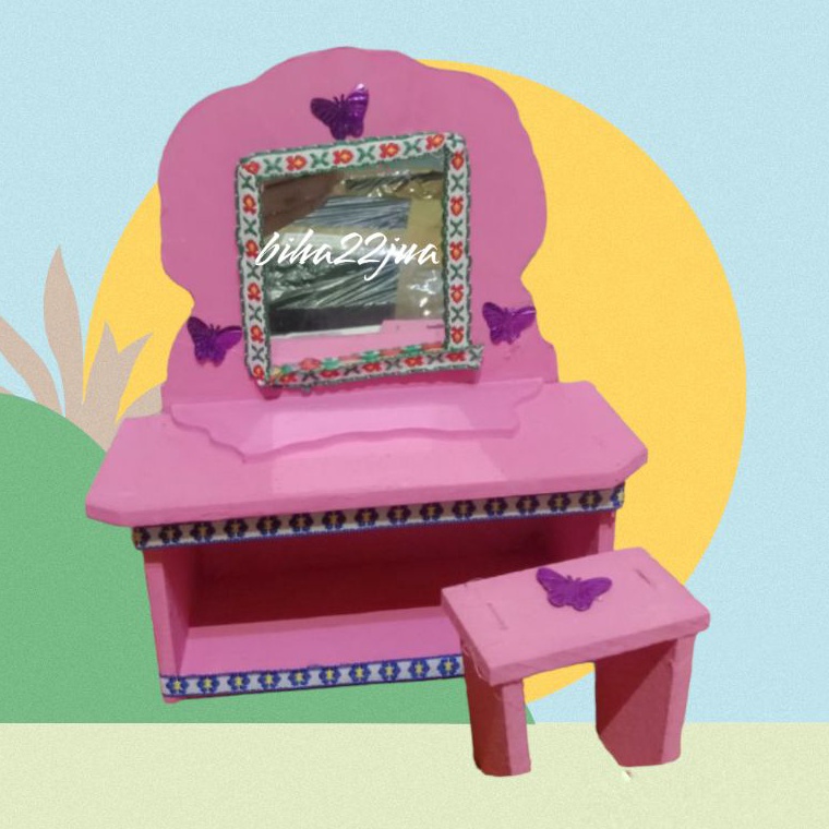 Jual ` MAINAN MEJA RIAS DAN KURSI UNTUK BERBI DAN PIVOTAL/FURNITURE ...