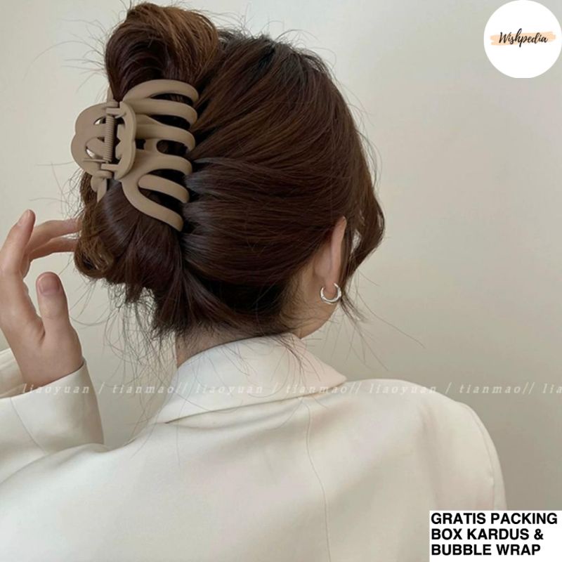 Jual REN WAVE HAIRCLAW / jedai rambut cepol sanggul / jepit korea capit ...