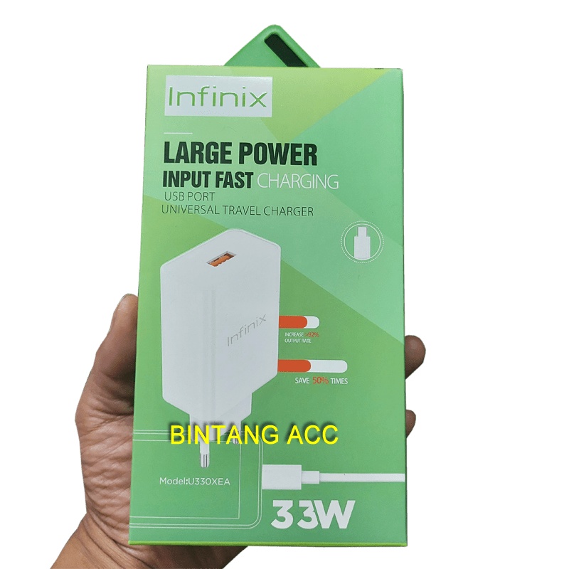 Jual Charger Infinix Fast Charging 3A 33W ORIGINAL Type C | Shopee ...