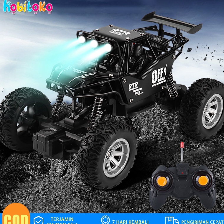 Jual Serba Murah 【COD】Mainan Mobil Remote Control dengan Lampu RC Off-Road Climbing Car RC Rock ...