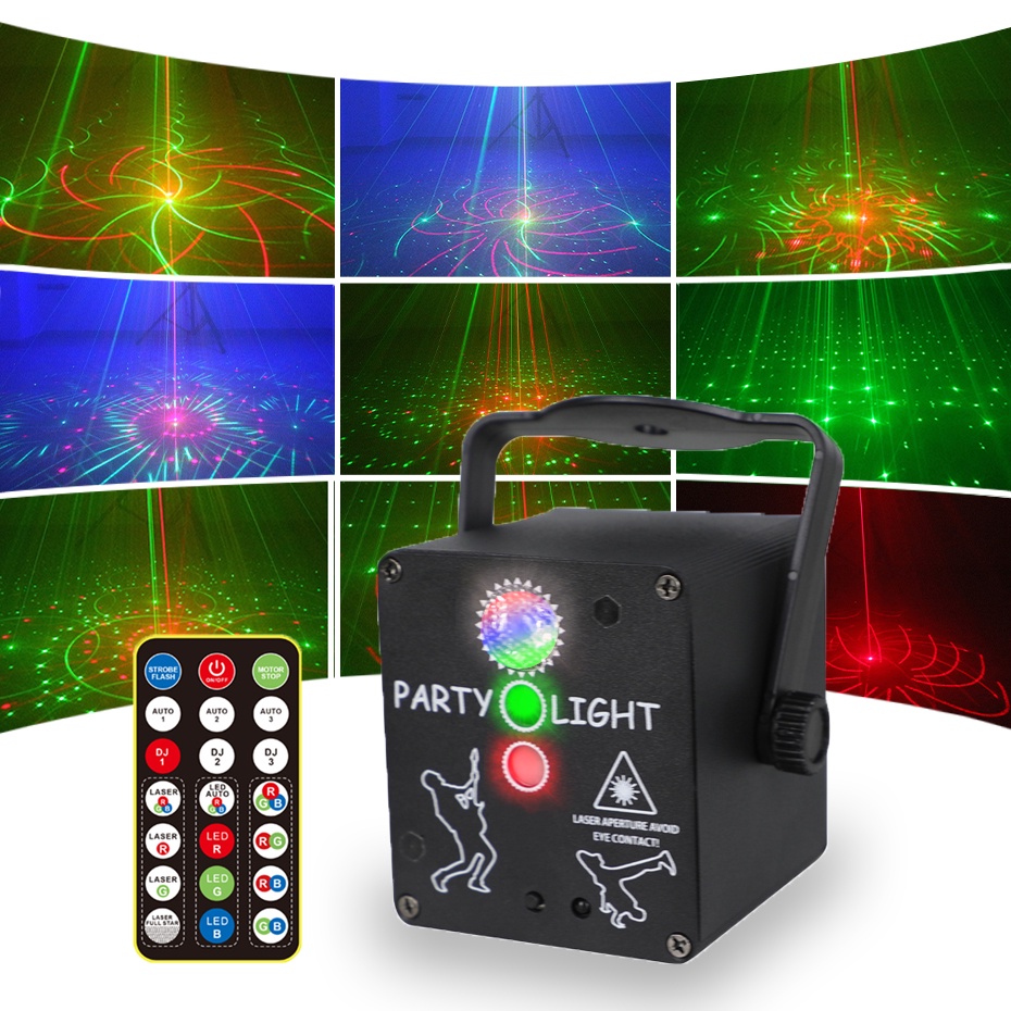 Jual Original Lampu Proyektor Laser Panggung Projector Light RGB with ...