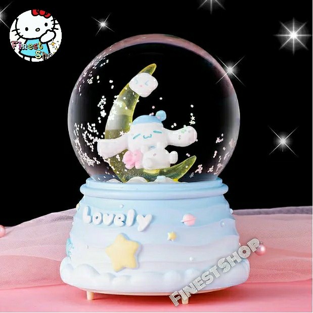 Jual Snowball Sanrio Kotak Musik Melody Bola Salju Kuro Cinnamo Music ...