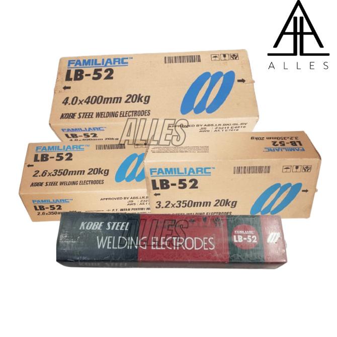 Jual Kawat Las Listrik Kobe Steel LB - 52 / Kawat Las Welding Electrodes | Shopee Indonesia