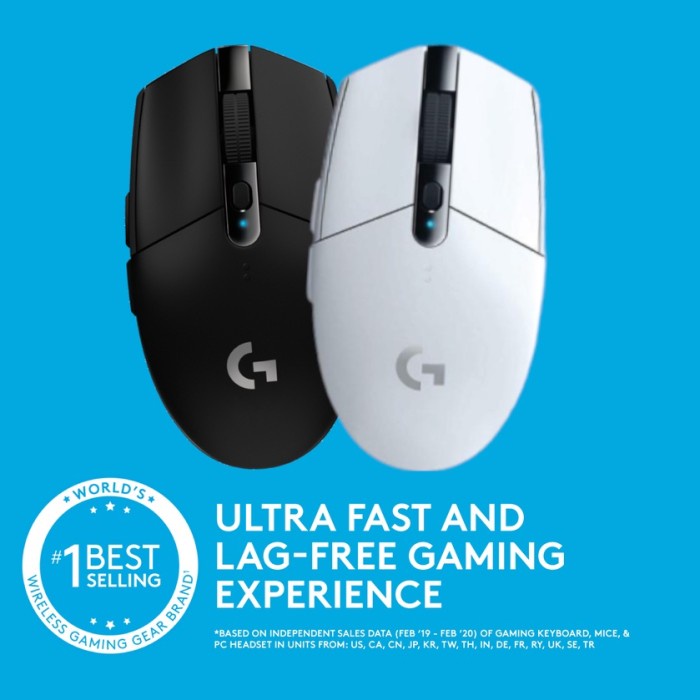 Jual Logitech G304 LIGHTSPEED - 12000 Dpi Wireless Gaming Mouse ...