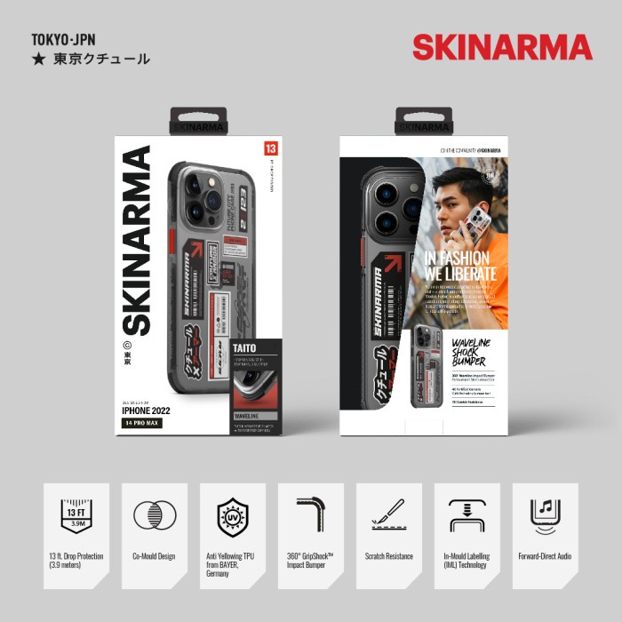 Jual Casing 14 / Plus / Pro / Pro Max Skinarma Taito Case | Shopee ...