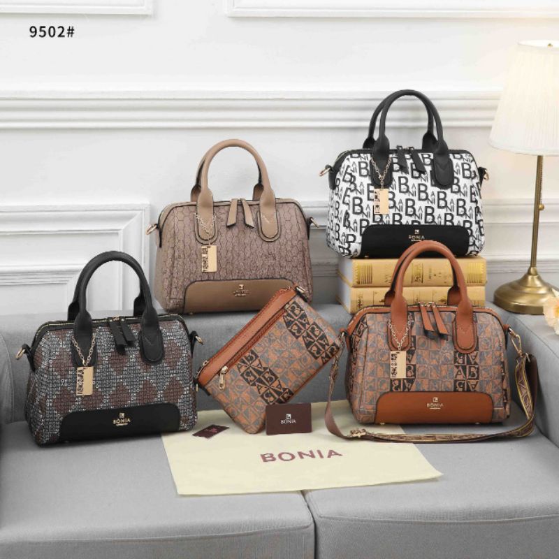 Jual Bonia Shoulder Bag With Sling Bag #9502 Baru*_ | Shopee Indonesia