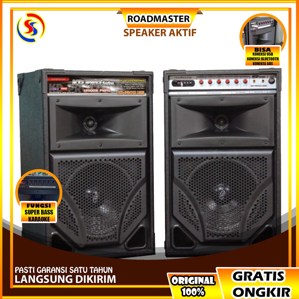 Jual SPEAKER ACTIVE ROADMASTER KD PRO 12 USB BLUETOOTH | SPEAKER AKTIF ...
