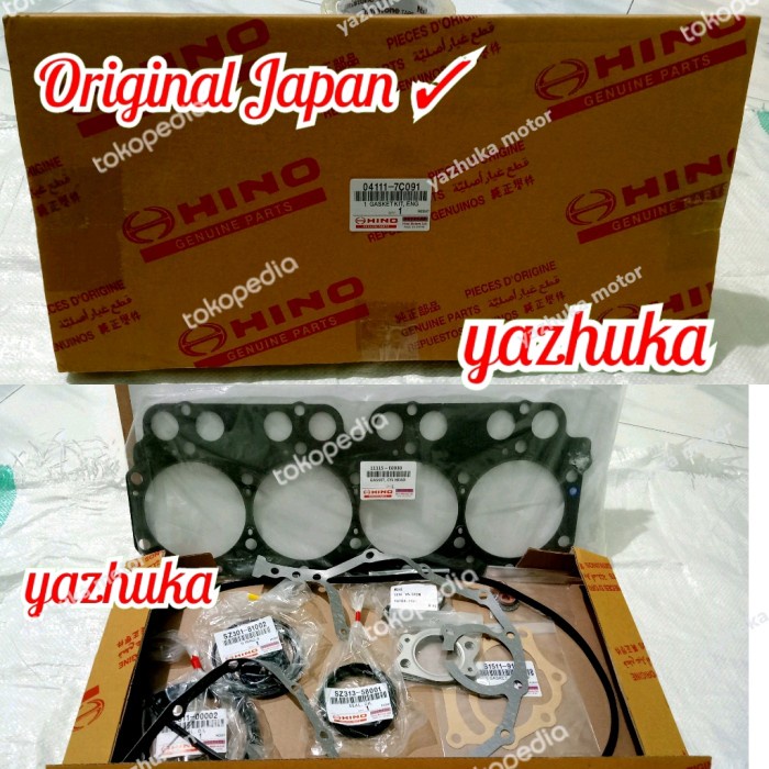 Jual Packing Paking Gasket Full Set Hino Dutro 130 Ht 130Ht Original Japan Kode Br02 | Shopee ...