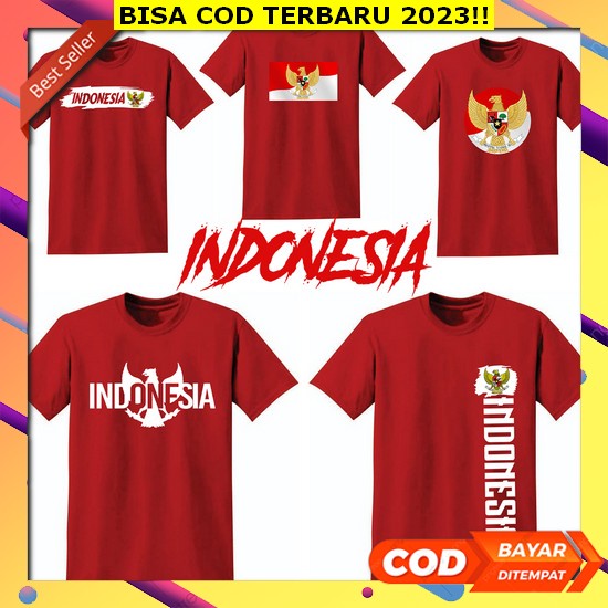 Jual Kaos 17 Agustus 2023 Kaos Kemerdekaan Indonesia Baju Hut Ri Ke 78 Lengan Pendek All Size ...