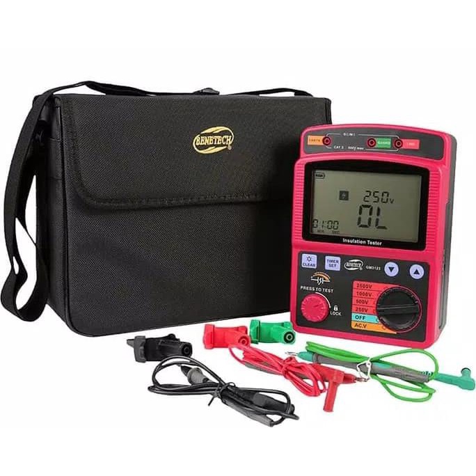 Jual Megger Tester 5KV 5 KV atau 5000 Volt Insulation Tester Meger Tes ...
