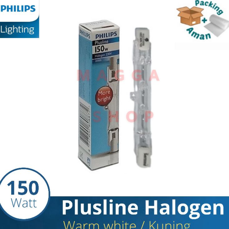 Jual ' cV PHILIPS LAMPU HALOGEN STICK 150 WATT. i Murah ♛. | Shopee ...