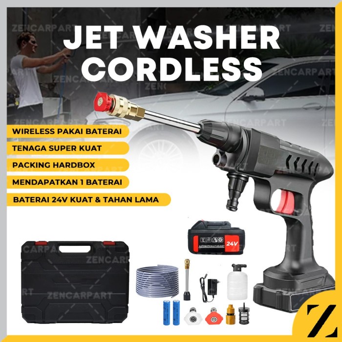 Jual Alat Cuci Steam Motor Mobil Jet Washer Cordless Portable High ...