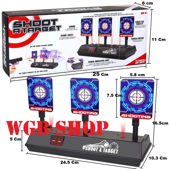 Jual Papan Target Otomatis / Papan Score Nerf / Electric Score Target ...