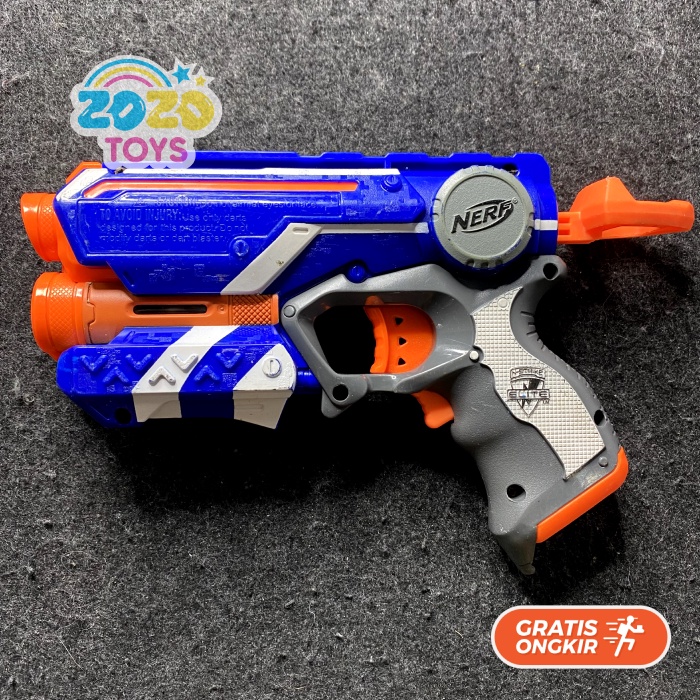 Jual Nerf N-Strike Elite Firestrike Blaster var Biru mainan preloved ...