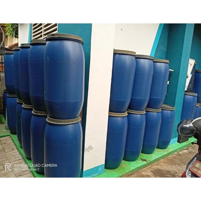 Jual tong biru 150L/tong sampah,gentong air | Shopee Indonesia