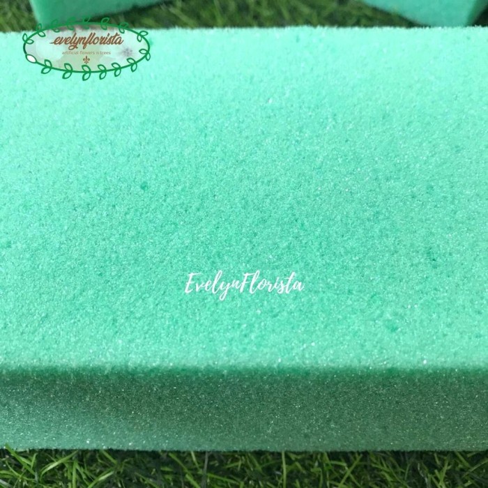 Jual [Vas] Busa Hijau Kering Gabus Foam Styrofoam Tanaman Hias ...
