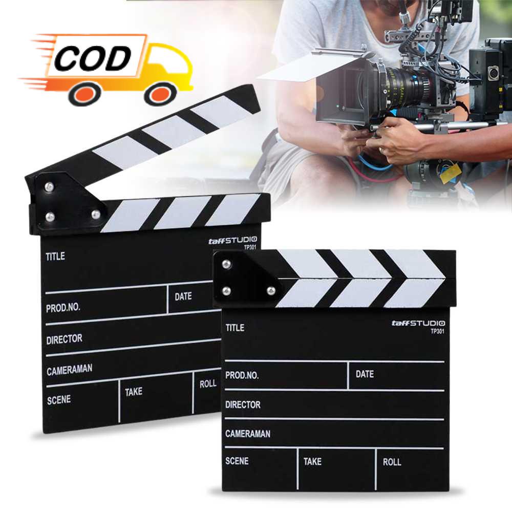 Jual Papan Clapper Cut Action Sutradara Director Film Profesional Kayu ...