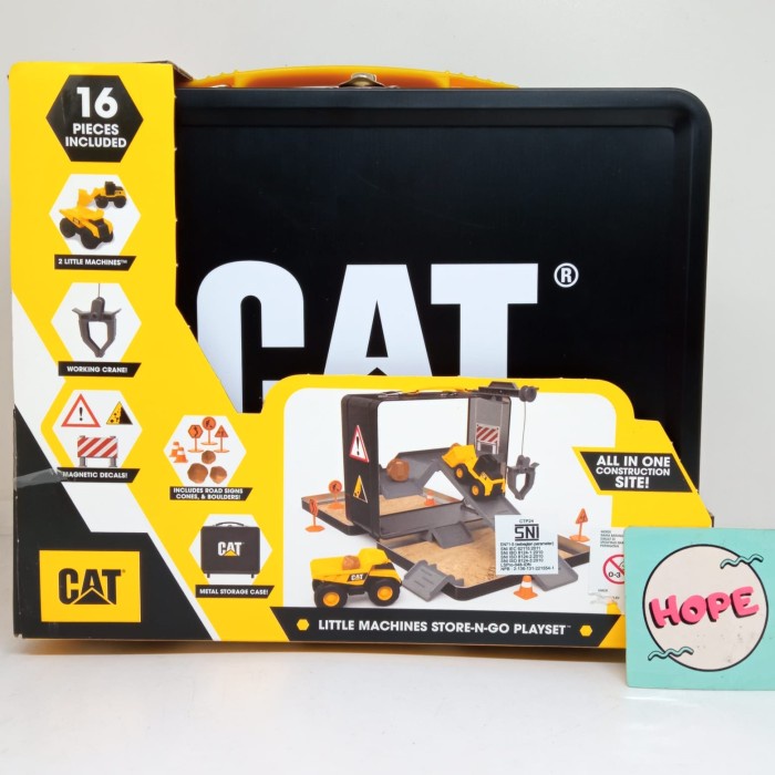 Jual MUST HAVE!! CATERPILLAR LITTLE MACHINES STORE N GO PLAYSET ...
