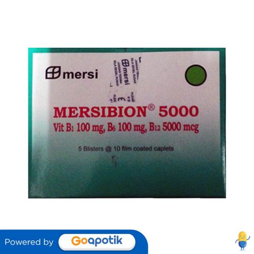 Jual MERSIBION 5000 BOX 50 KAPLET | Shopee Indonesia