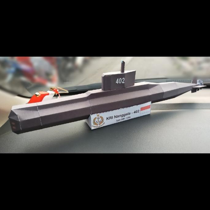 Jual Papercraft Premium Miniatur Kapal Selam Cakra Class KRI Nanggala - 402 | Shopee Indonesia