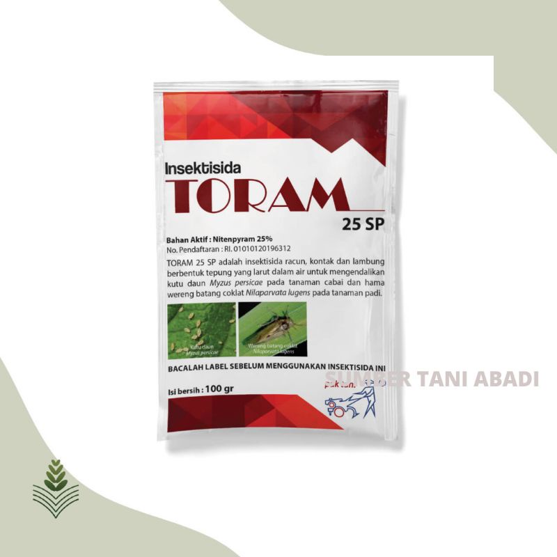 Jual TORAM 25SP - Insectisida isi 100gr - CV Saprotan Utama | Shopee ...