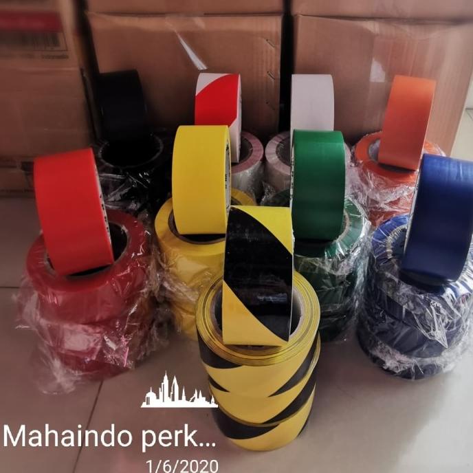 Jual Sale Lakban Lantai/Floor Marking Tape/Police Line/Garis Tanda Lantai | Shopee Indonesia