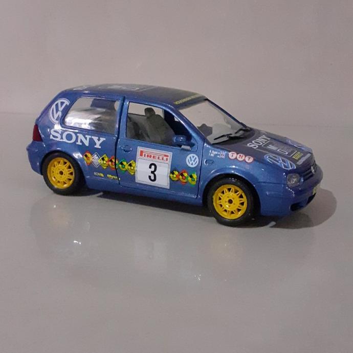 Jual Volkswagen Golf Rally Car 1998 Collection Sony Burago 24 Made in ...