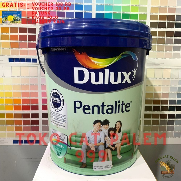 Jual Dulux Pentalite 20 L PAIL / WARNA TINTING A PAIL | Shopee Indonesia