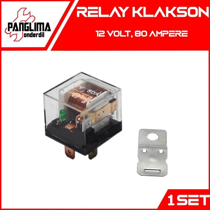 Jual Relay-Riley Klakson 4 Kaki 12 Volt 40-80 Ampere/40A-40 A/80A-80 A ...