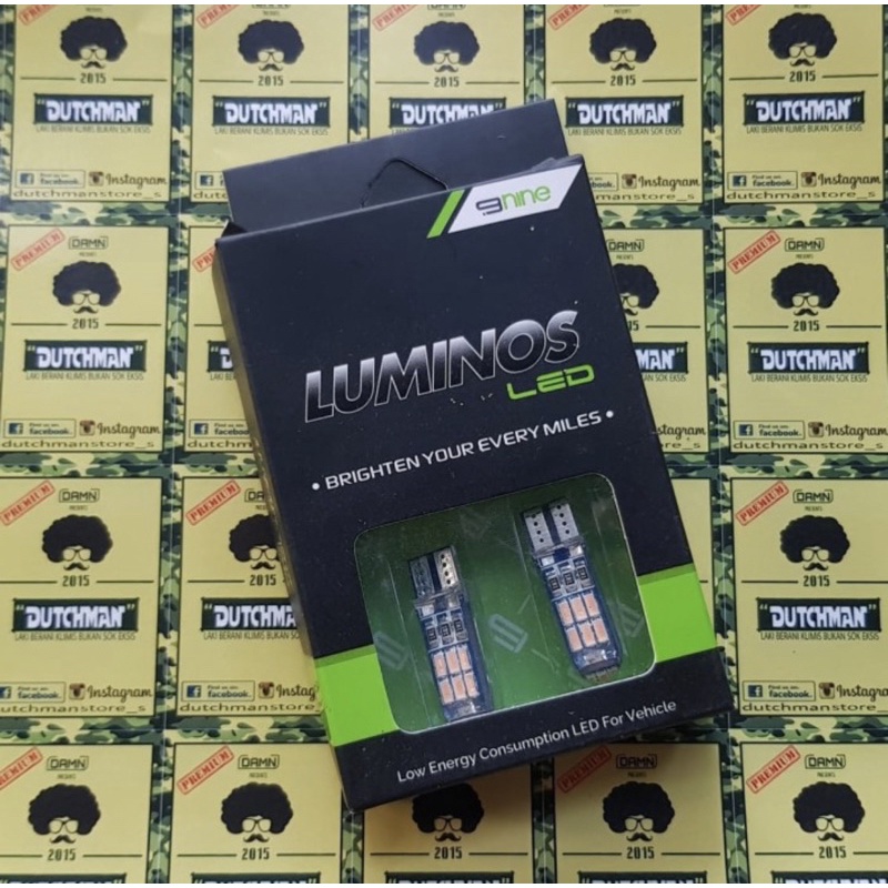 Jual Lampu LED T10 ECO 9Nine LUMINOS 15 Titik Mode DIAM WATERPROOF ...