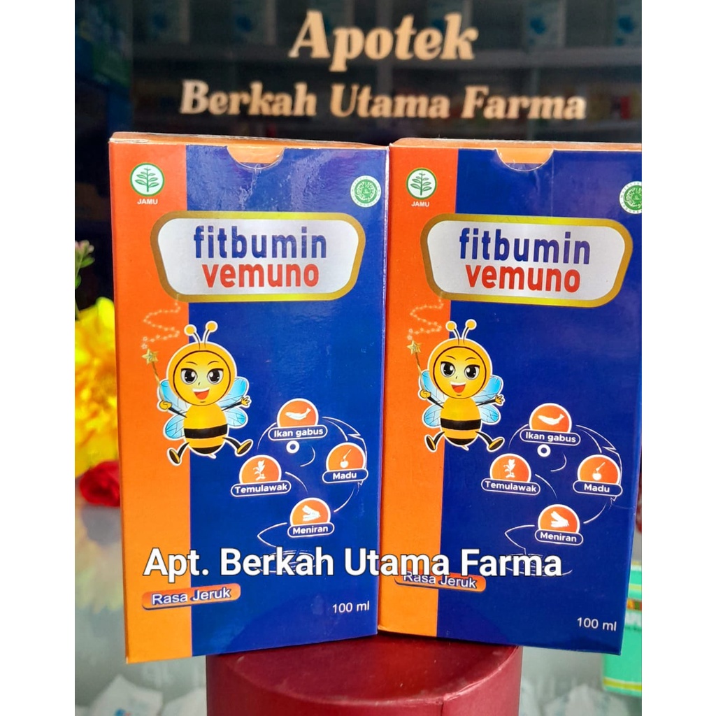 Jual FITBUMIN VEMUNO SYR 100Ml Rasa Jeruk | Shopee Indonesia