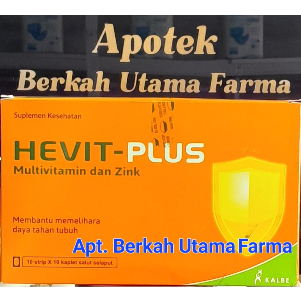 Jual Hevit Plus - Vitamin C Plus /Box isi 100 Kaplet /EXP 03-2024 ...