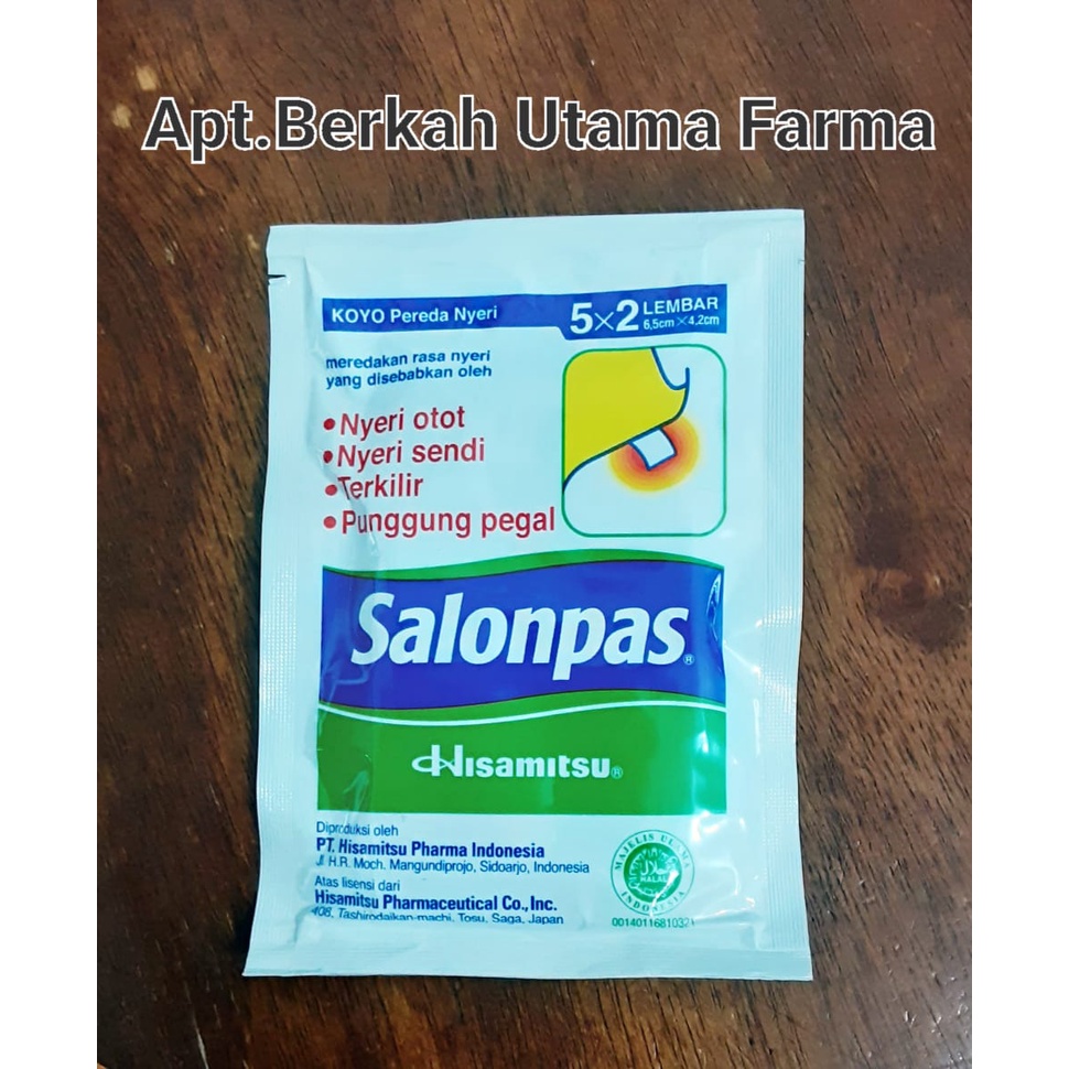 Jual Koyo Salonpas Sachet isi 5x2 - Salonpas koyo 5x2 isi 10 | Shopee ...