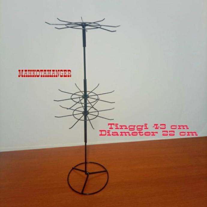 Jual Promo Rak Display Putar Matahari 3 Susun Gantungan Aksesoris ...
