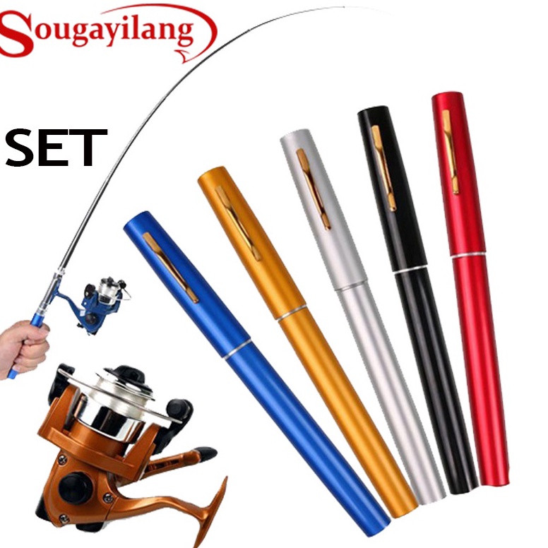 Jual MENARIK!. Sougayilang Set Pancingan Pulpen Aluminium Alloy Pocket ...