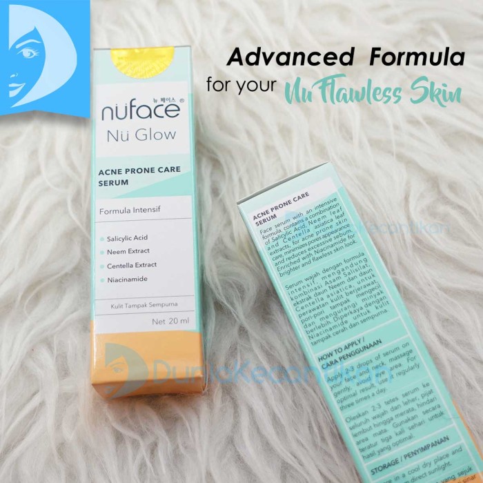 Jual NUFACE NU GLOW LIQUID ACNEPRONE CARE SERUM ( SERUM ACNE ) | Shopee ...
