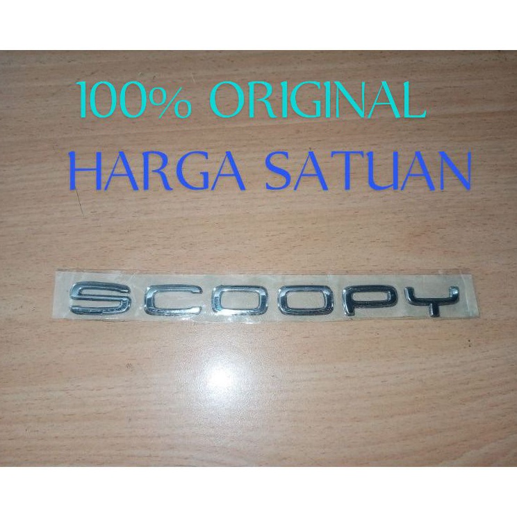 Jual ￣ aT emblem scoopy 2021 original emblem scoopy 2022 100% original ...